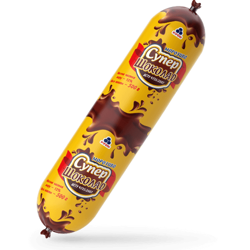 "THE SUPER CHOCOLATE" Ice Cream from ТМ «Rud»